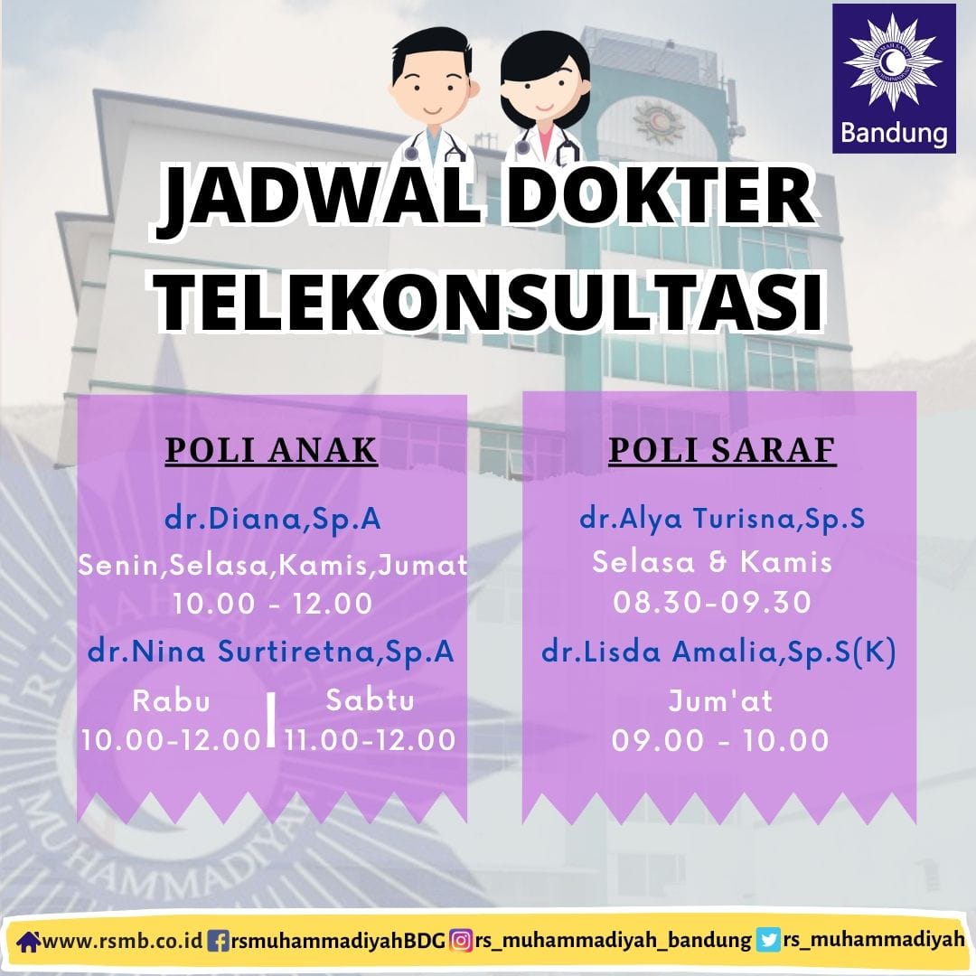 LAYANAN TERBARU RS.MUHAMMADIYAH BANDUNG TELEMEDICINE – Rumah Sakit ...