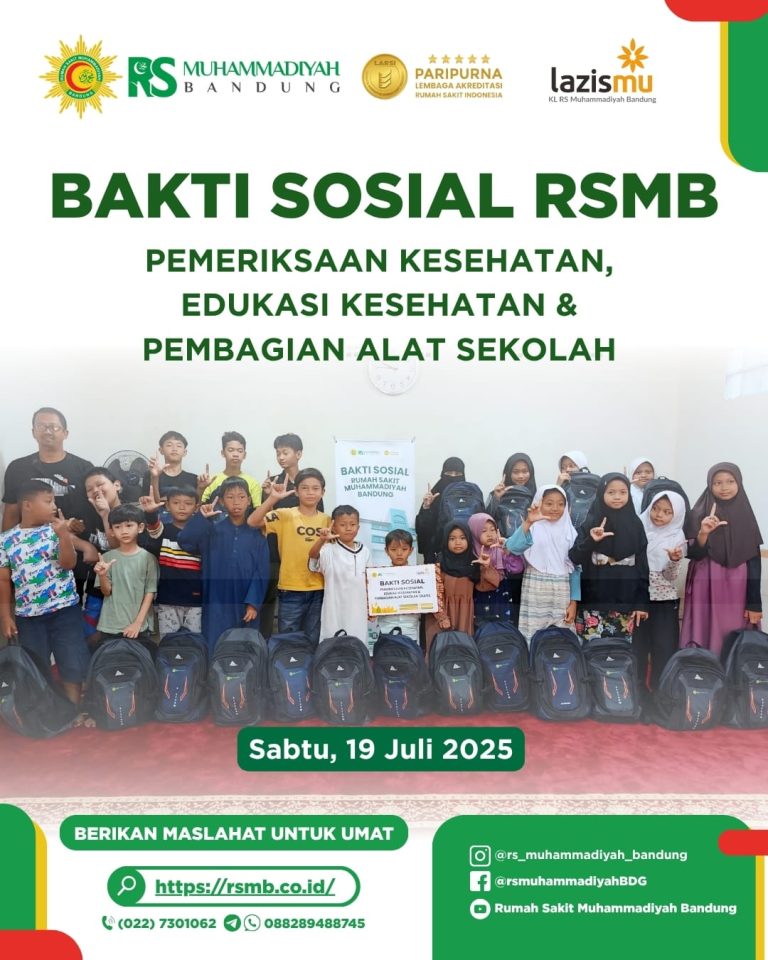 BAKTI SOSIAL RS MUHAMMADIYAH BANDUNG – Rumah Sakit Muhammadiyah Bandung